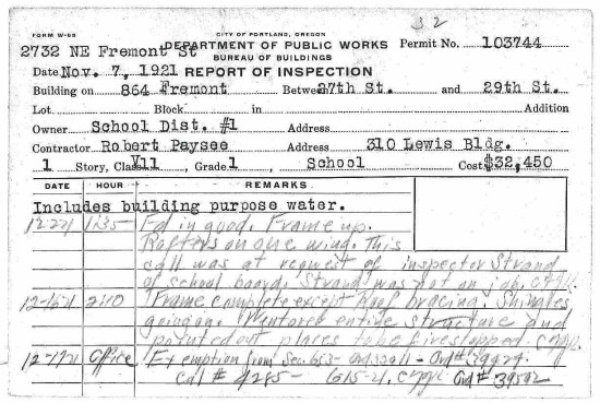Inspection cards « Alameda Old House History